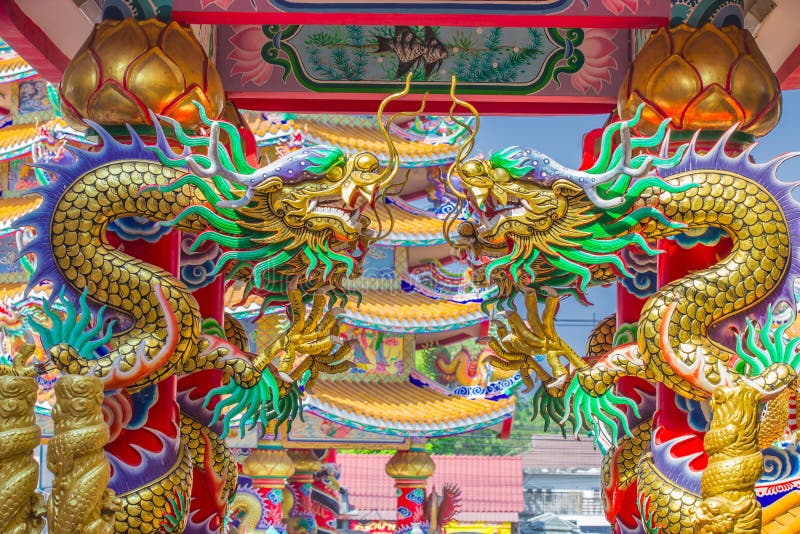 Chinese temple stock image. Image of horizontal, symbol - 39166239