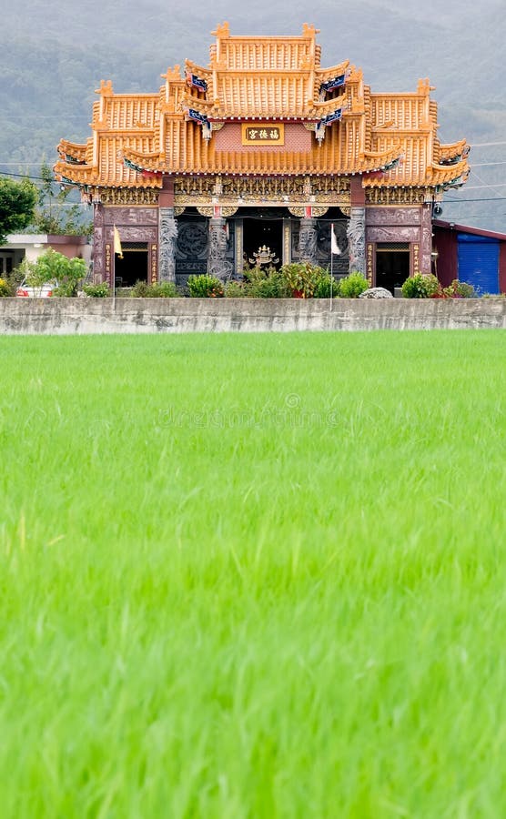 Chinese temple on the farm stock photo. Image of historic - 10785488