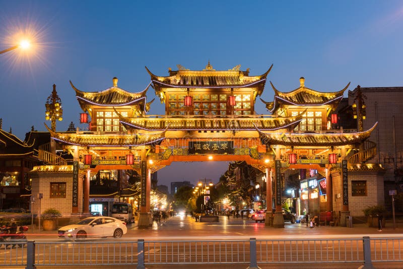 Chinese Temple Gate stock image. Image of oriental, asian - 172325847