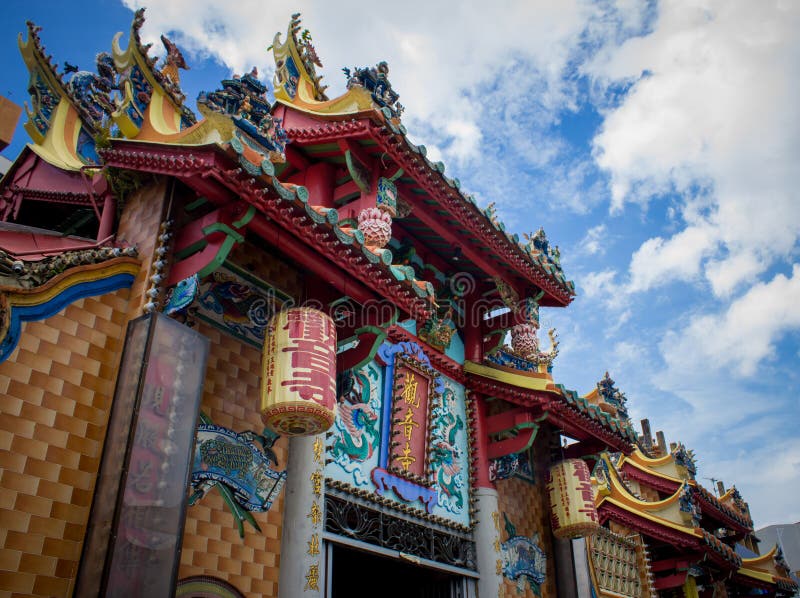 Chinese Temple in Penang editorial stock image. Image of state - 26100059