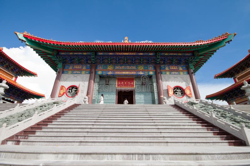 Chinese temple in Thailand stock photo. Image of outdoor - 25228056