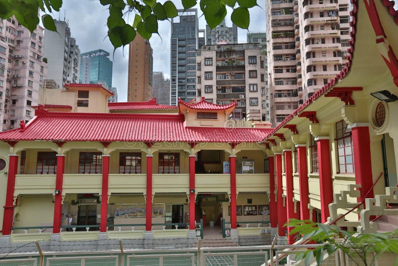 Tung Lin Kok Yuen, Happy Valley Editorial Stock Photo - Image of ...