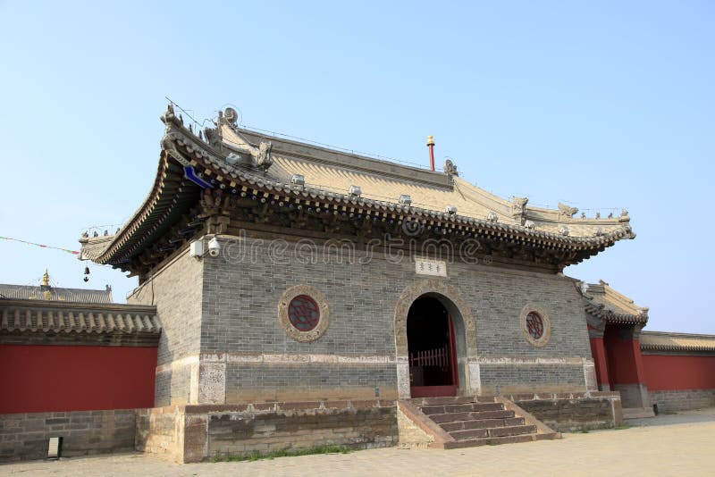 Chinese temples building stock image. Image of simple - 139358527