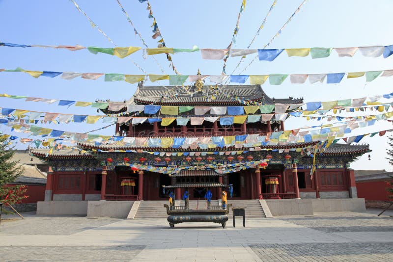 Chinese temples building stock image. Image of building - 43589565