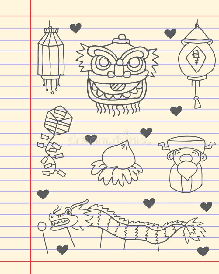 Chinese Theme Greeting Card Paper Design Stock Vector - Illustration of ...