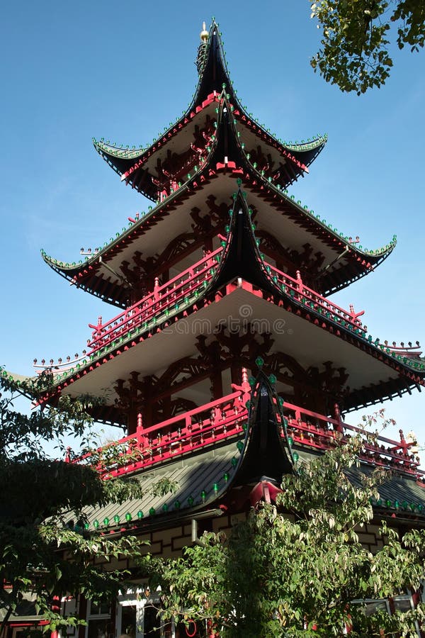 Chinese Toren stock foto. Image of buitenkant, cultuur - 21603986