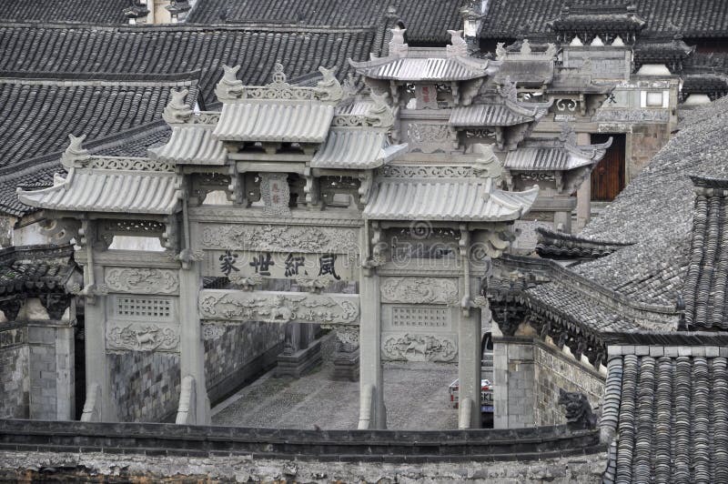 Chinese torii stock photo. Image of dynasty, ancient - 14123898