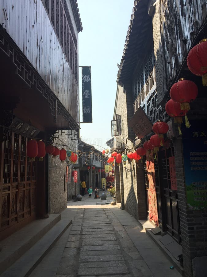 Chinese town editorial photo. Image of 1000years, history - 68269481