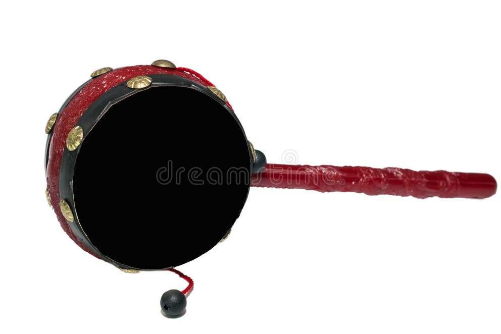Chinese toy rattle drum stock photo. Image of kids, shake - 47411082