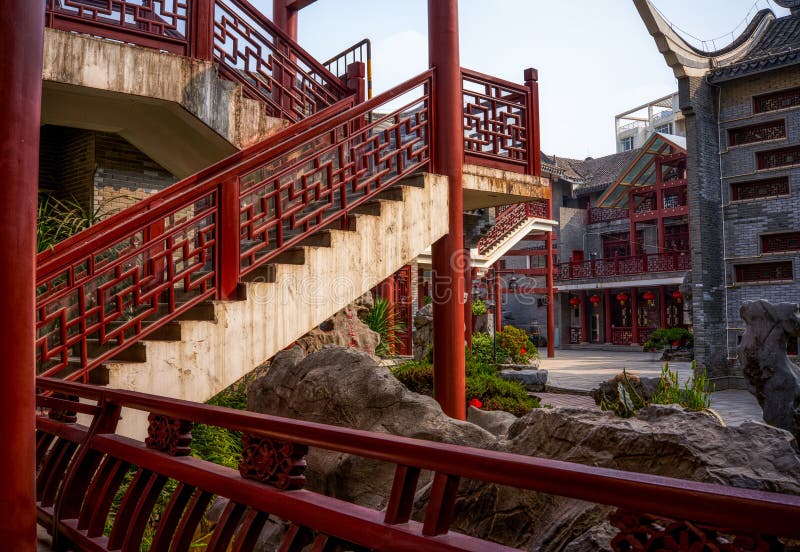 Chinese Traditional Ancient Wooden Structure Buildings and Classical ...