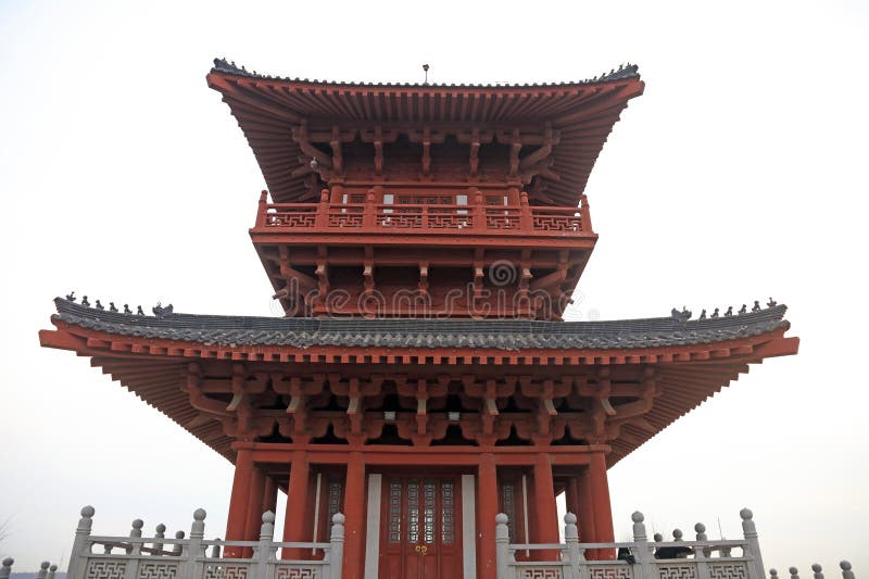 Chinese Traditional Architectural Scenery Stock Image - Image of ...