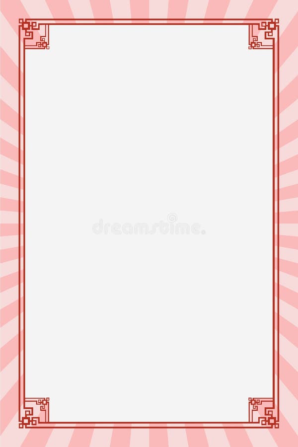 Chinese Traditional Background, the Great Wall Frame Stock Vector ...