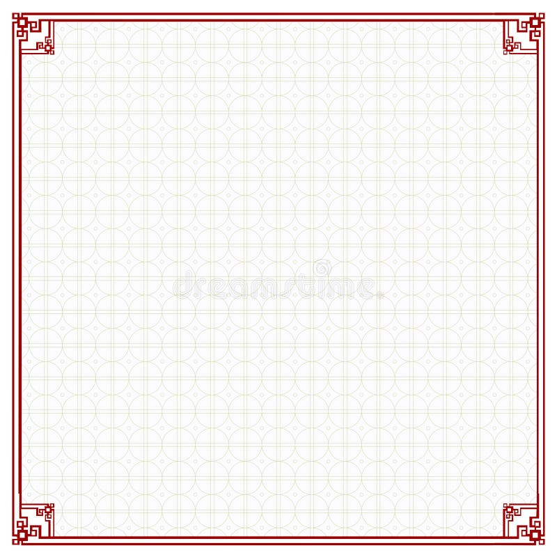 Chinese Traditional Background, White Page Stock Vector - Illustration ...