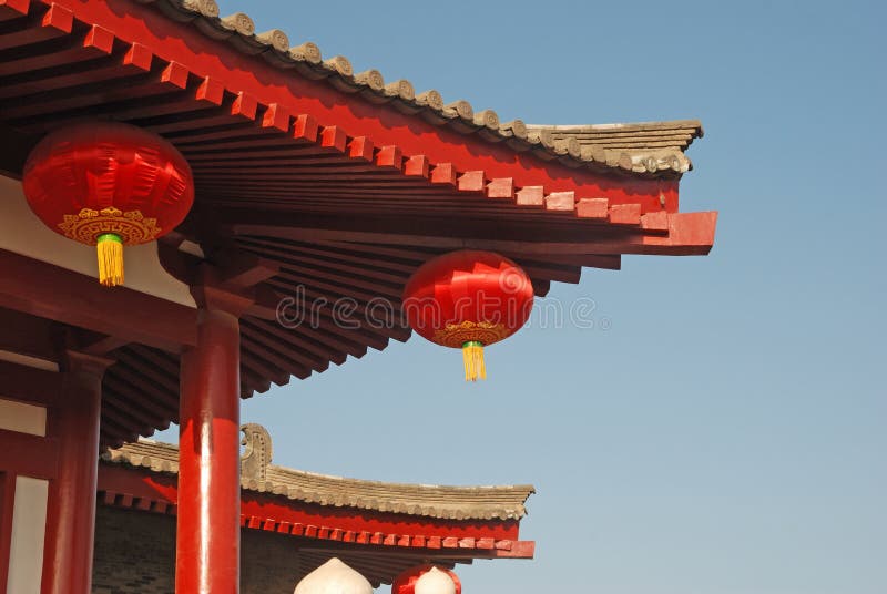 Chinese Traditional Building Stock Photo - Image of buddhist, landmark ...