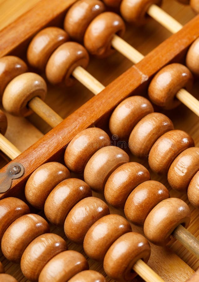 Chinese Traditional Calculator, Abacus Stock Image - Image of equipment ...