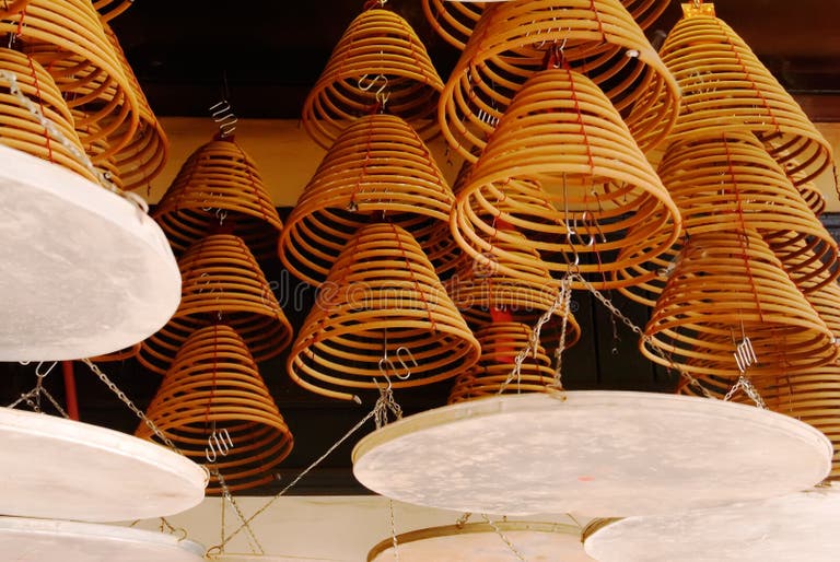 Chinese Traditional Circular Incense Stock Image - Image of circle ...