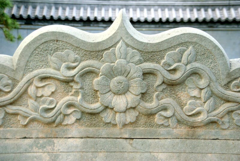 Chinese Traditional Construction Stock Image - Image of decorate ...