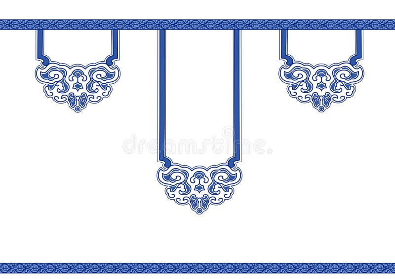 Chinese Traditional Decoration Patterns1 Stock Illustration ...