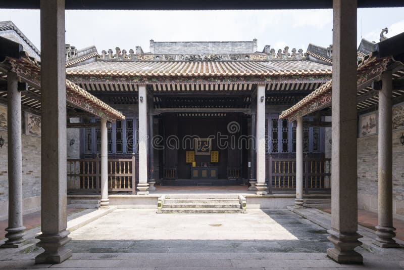 Chinese Traditional Interior Architecture Stock Image - Image of ...