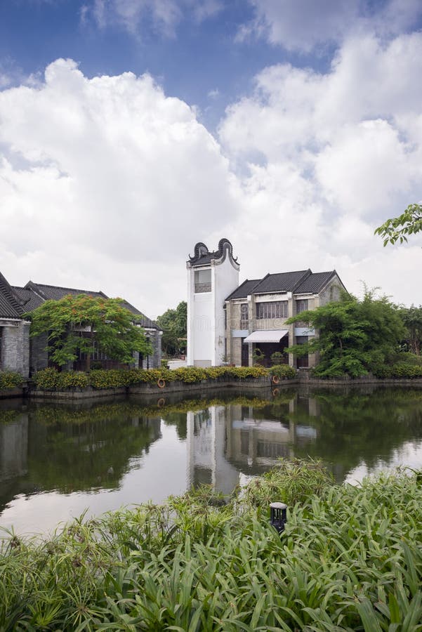 Chinese Traditional Lingnan Architecture Stock Image - Image of houses ...