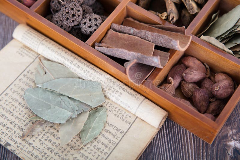 Chinese Traditional Medicine and Its Books Stock Photo - Image of ...