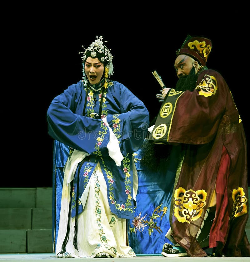Mulian Drama of Chinese Qi Opera Actor Editorial Stock Image - Image of ...