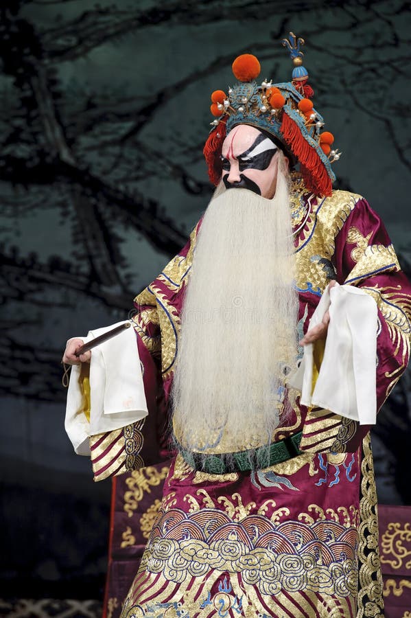 Chinese Opera Actor with Traditional Costume Stock Image - Image of ...