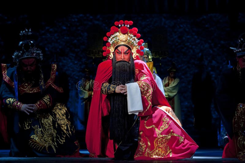 Chinese Traditional Opera Actor with Theatrical Co Editorial Stock ...