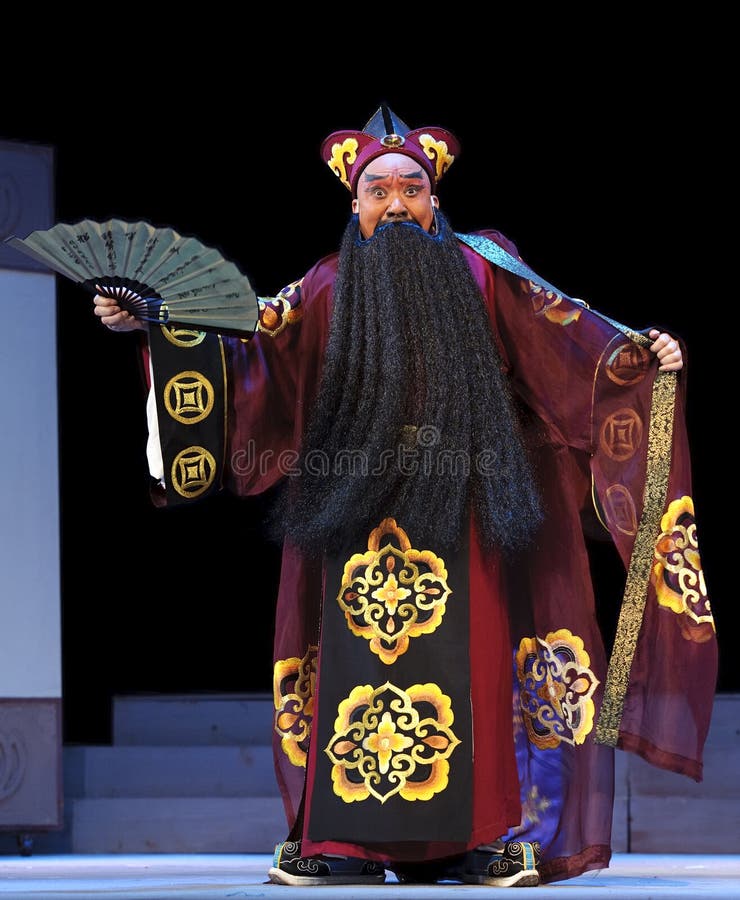 Chinese Traditional Opera Actor with Theatrical Co Editorial Photo ...