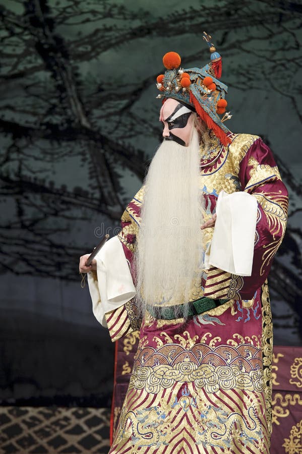 Chinese Traditional Opera Actor with Theatrical Costume Stock Photo ...