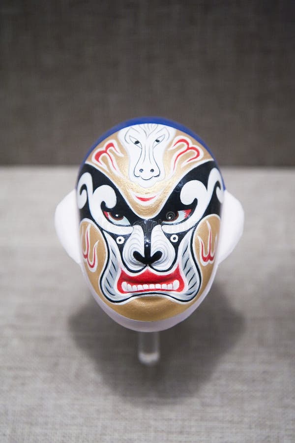 Chinese Traditional Opera Mask Stock Photo - Image of king, colorful ...