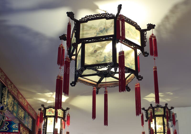 Chinese Traditional Palace Lantern Stock Image - Image of decorative ...