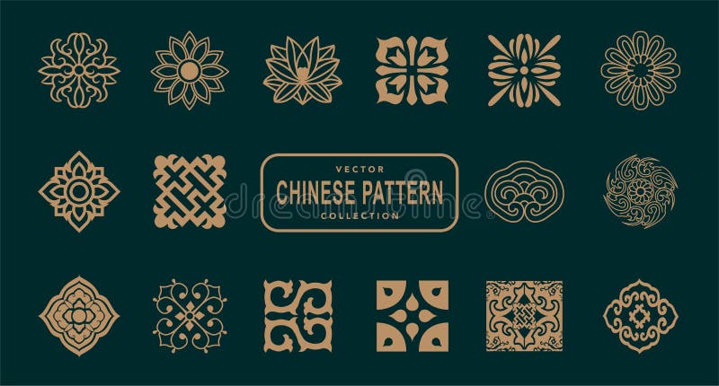 Chinese Traditional Patterns, from Ancientism Stock Vector ...