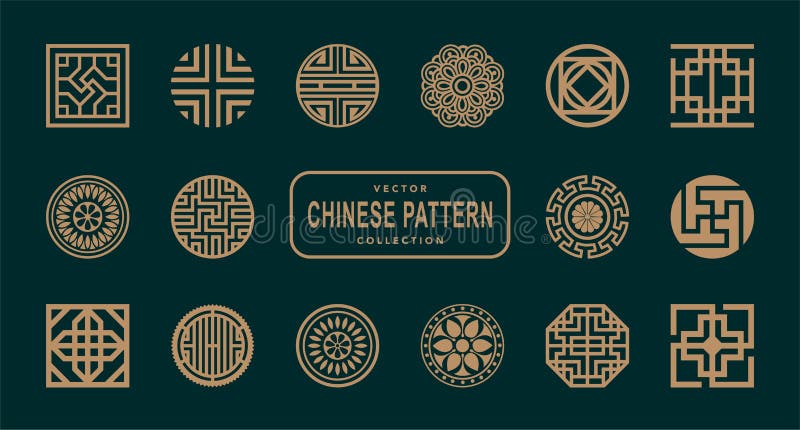Chinese Traditional Patterns, from Ancientism Stock Vector ...