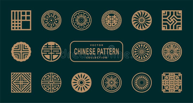 Chinese Traditional Patterns, from Ancientism Stock Vector ...