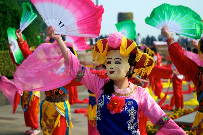Chinese Traditional Performance Stock Image - Image of music ...