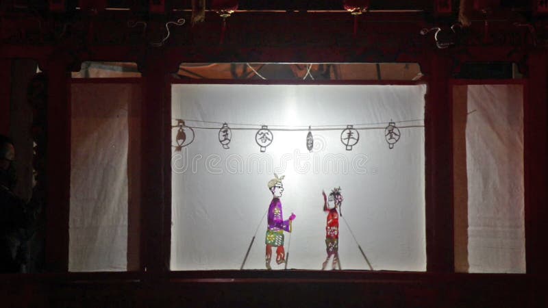 Traditional Performance on Bamboo Structure in Nature Stock Video ...