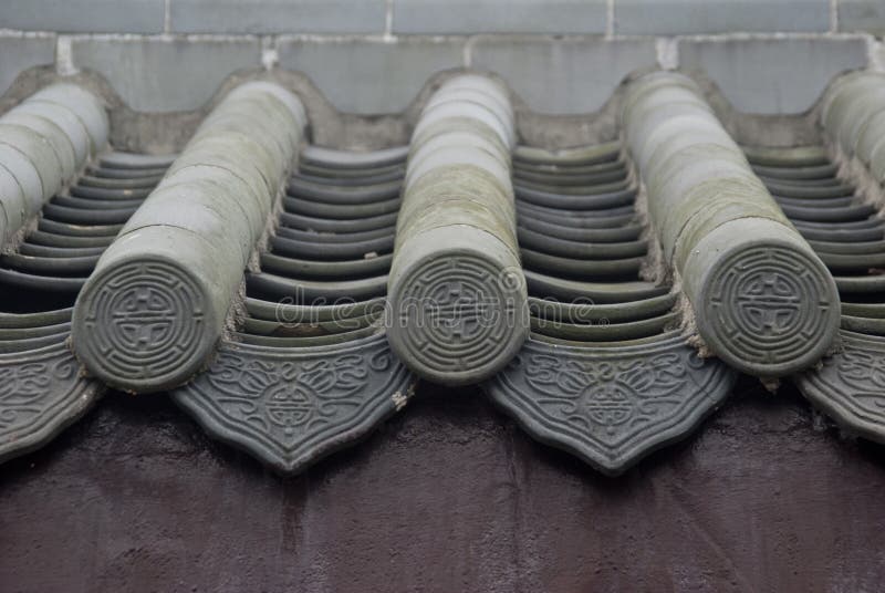 Roof of a Temples in Bangkok , Thailand Stock Image - Image of ...
