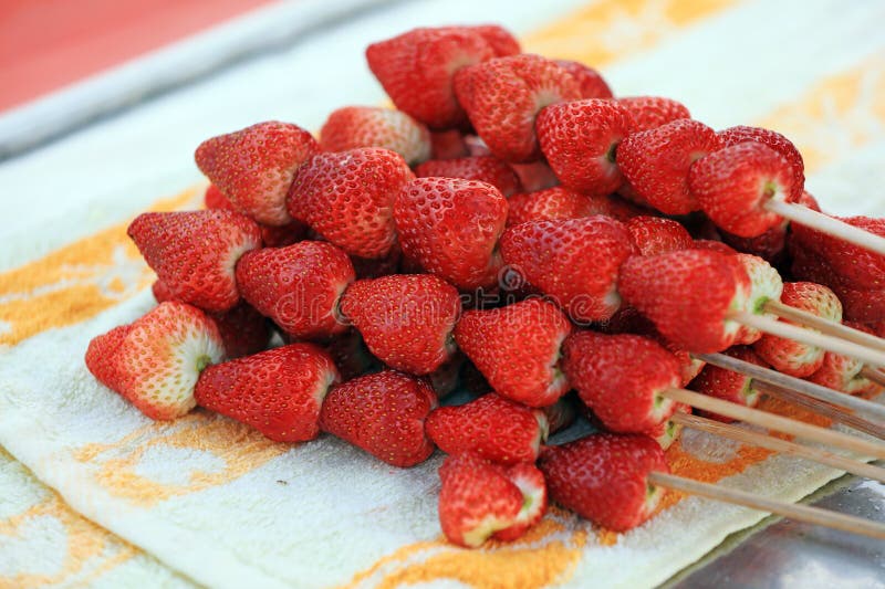 Chinese Traditional Snack Ice-sugar Gourd Stock Image - Image of fruit ...