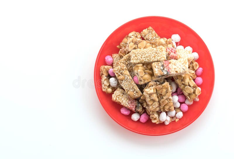 Chinese Traditional Sesame Candy Bars Stock Photos - Free & Royalty ...