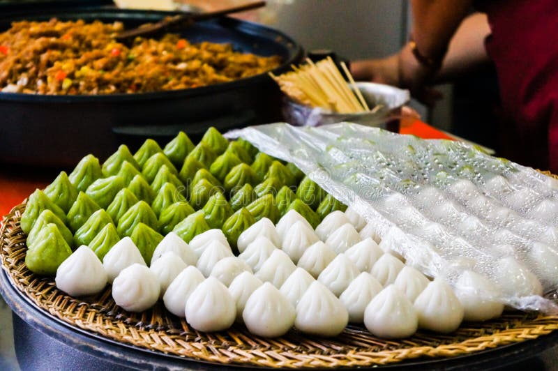 Chinese Steamed Buns is a Traditional Food in China Stock Image - Image ...
