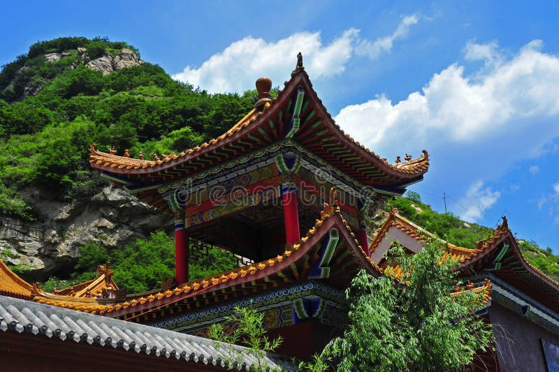 Chinese Traditional Style of Architecture Stock Image - Image of city ...