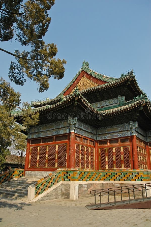 Chinese Traditional Style Pavilion. Stock Photo - Image of asia ...
