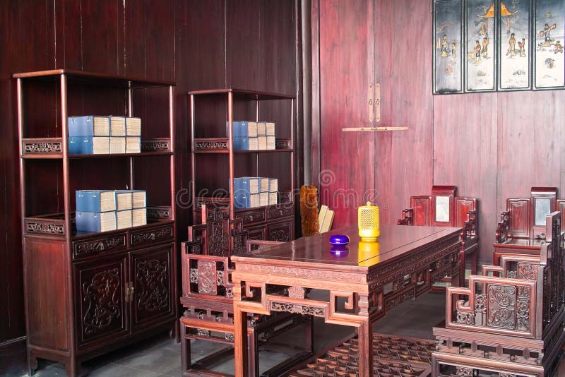Chinese Traditional Style Study Stock Image - Image of journey ...