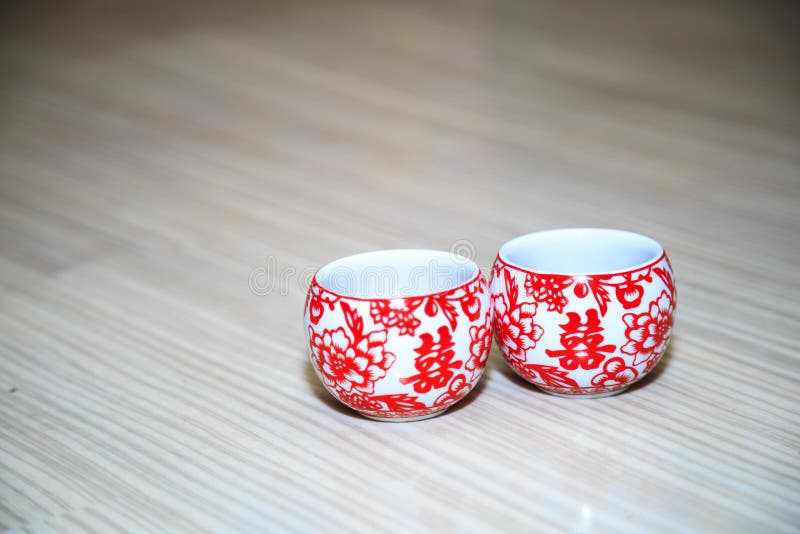 Chinese Traditional Wedding Cup Stock Photo - Image of year, drink ...