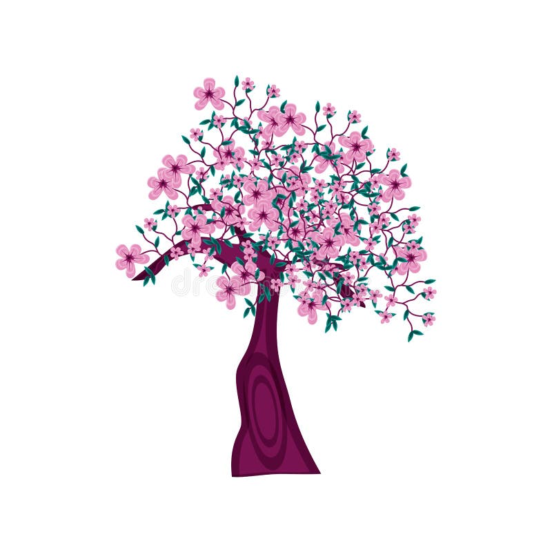 Chinese tree natural icon stock illustration. Illustration of tree ...