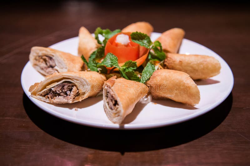 Chinese Tuna Spring Rolls, a Great Side Order at Asian Restaurants ...