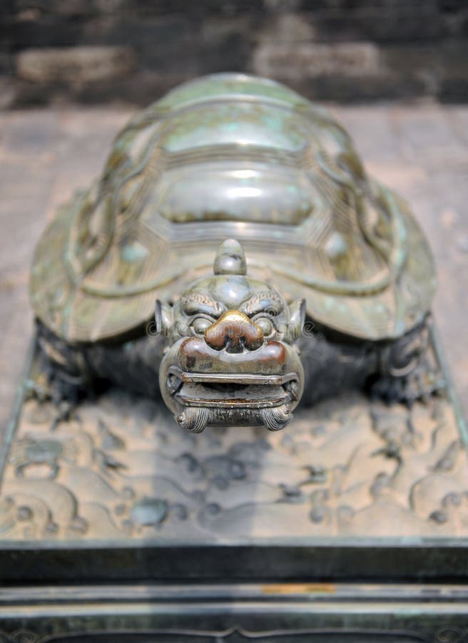 Chinese turtle statue stock photo. Image of capital, ancient - 39293122