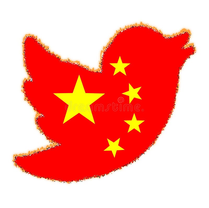 Chinese Twitter Image editorial stock image. Illustration of media ...