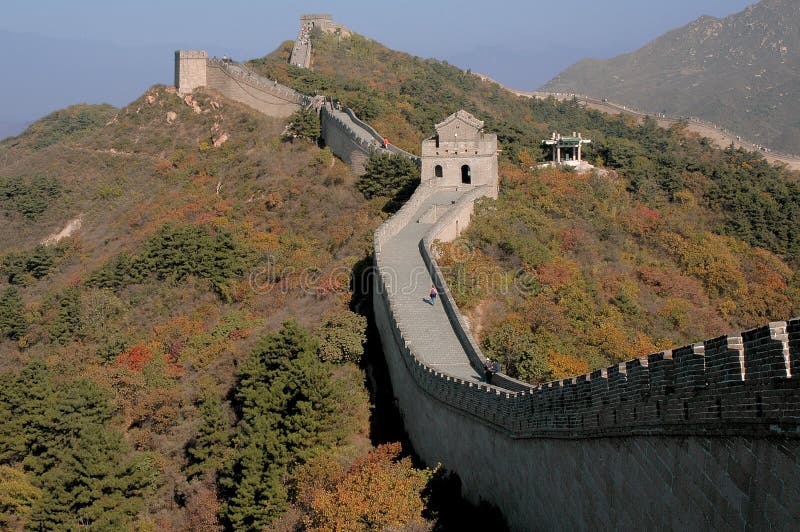 Chinese wall stock image. Image of wall, sunny, asia, wonder - 2026355